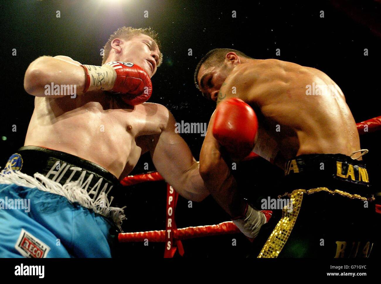 WBU light-welterweight world championship bout Stock Photo - Alamy