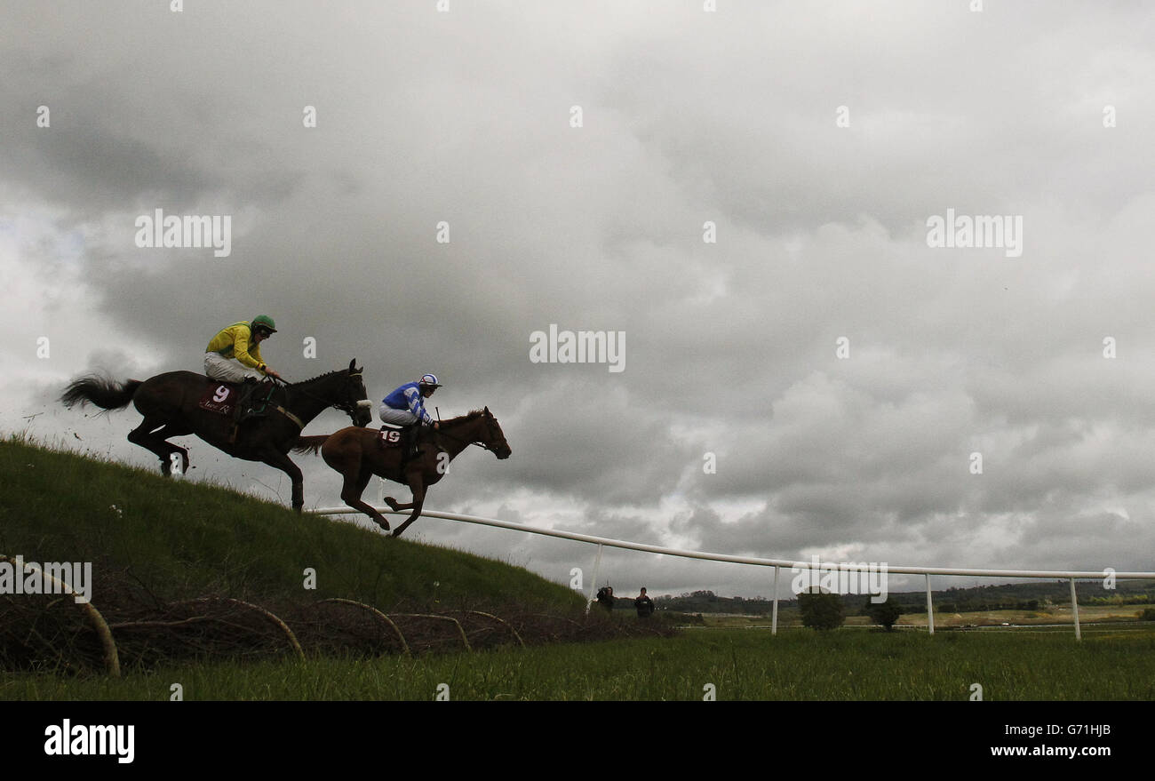 Jacks Island ridden by Ger Fox (left) clears Ruby's Double for the ...