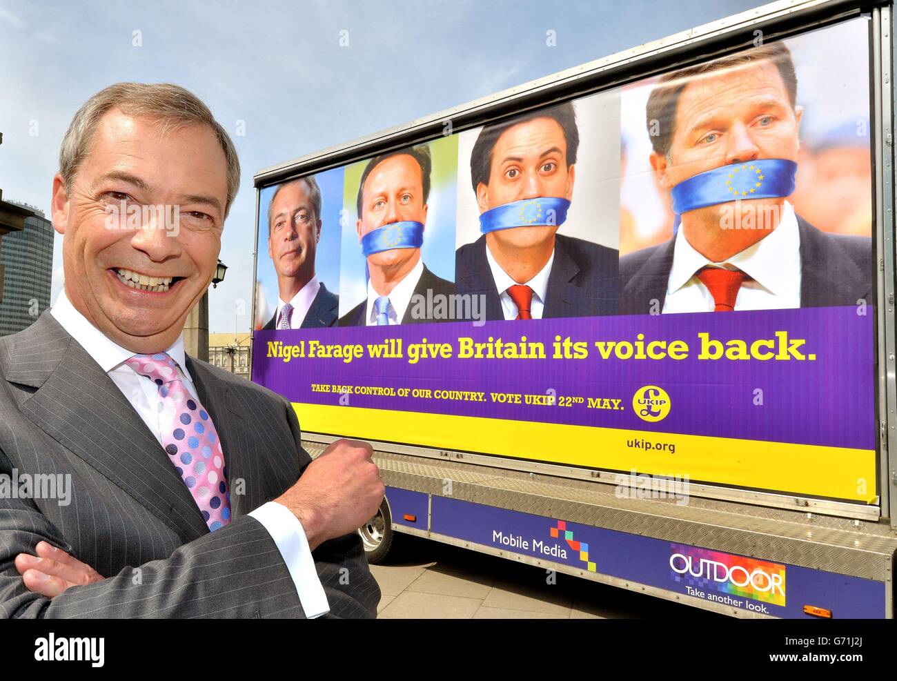 Unveiling new campaign poster hi-res stock photography and images - Alamy