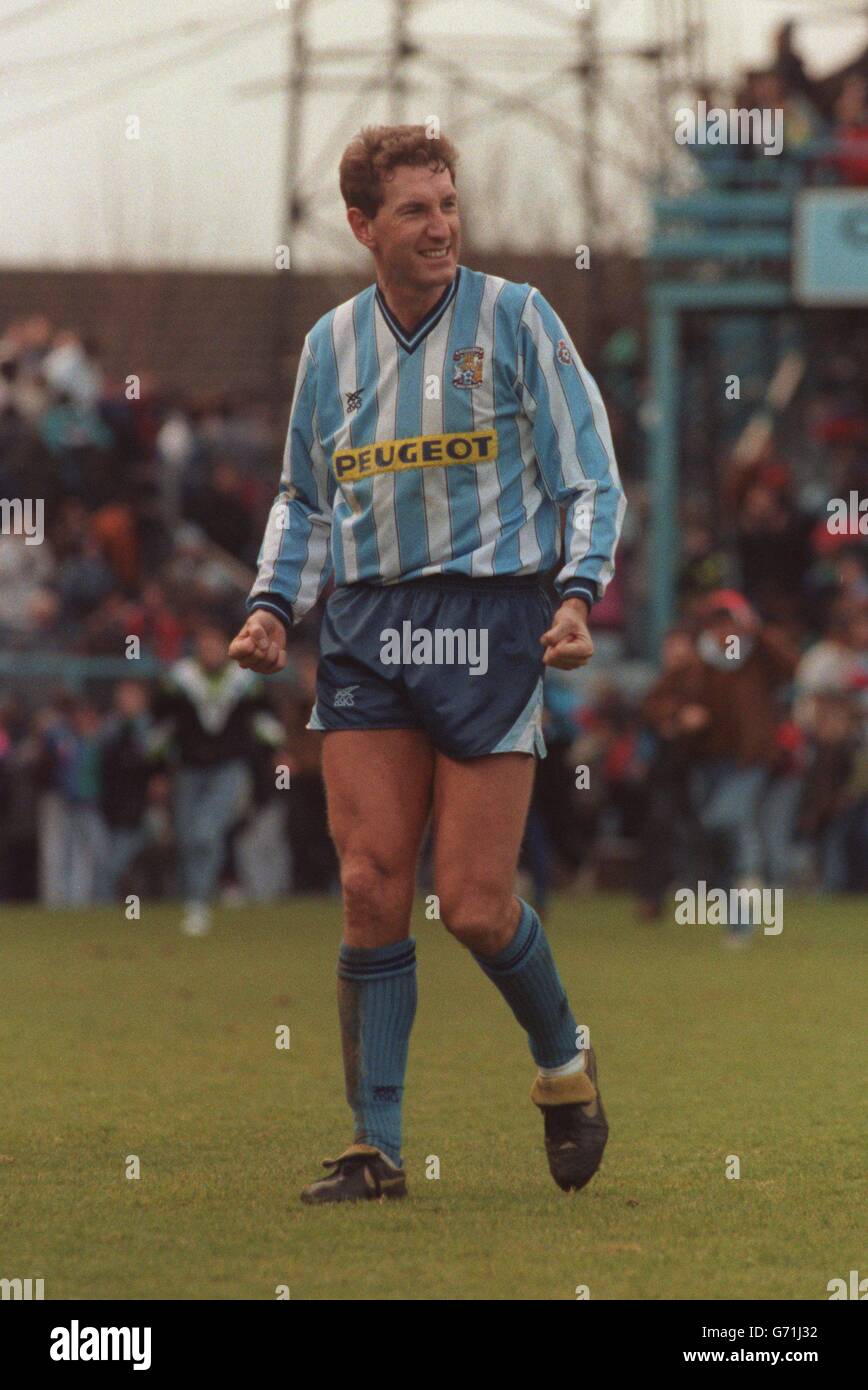Soccer - Division One - Coventry. Player/Manager Terry Butcher Stock ...