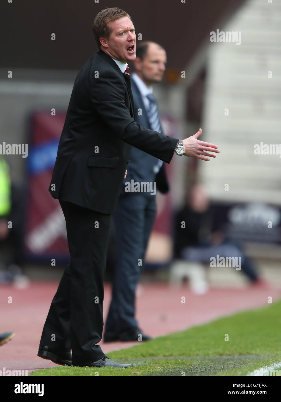 Soccer scottish premiership heart of midlothian v kilmarnock tynecastle stadium hi-res stock ...