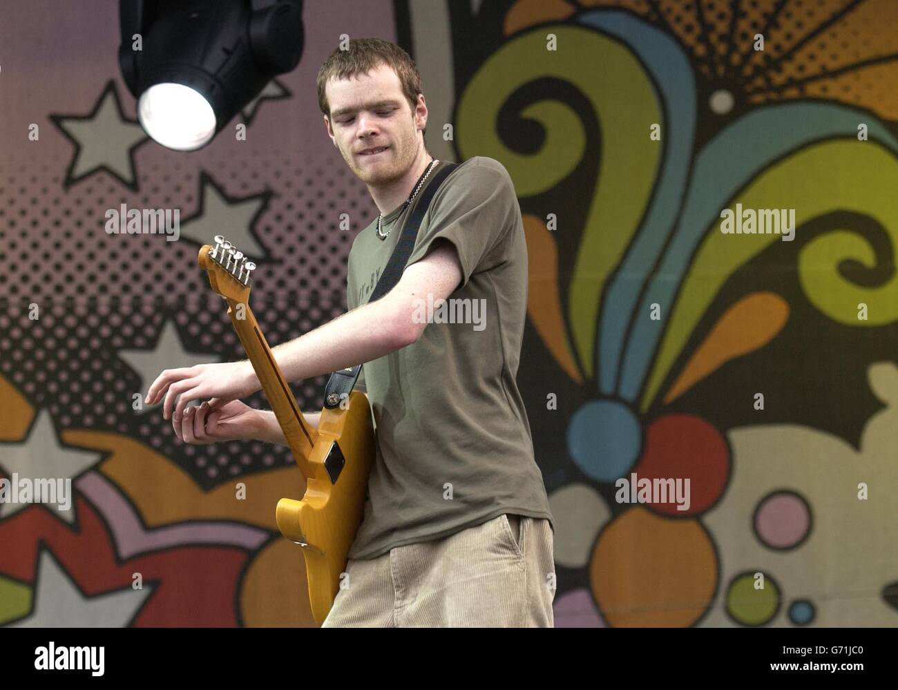 Electric soft parade performing during the isle of wight festival hi ...