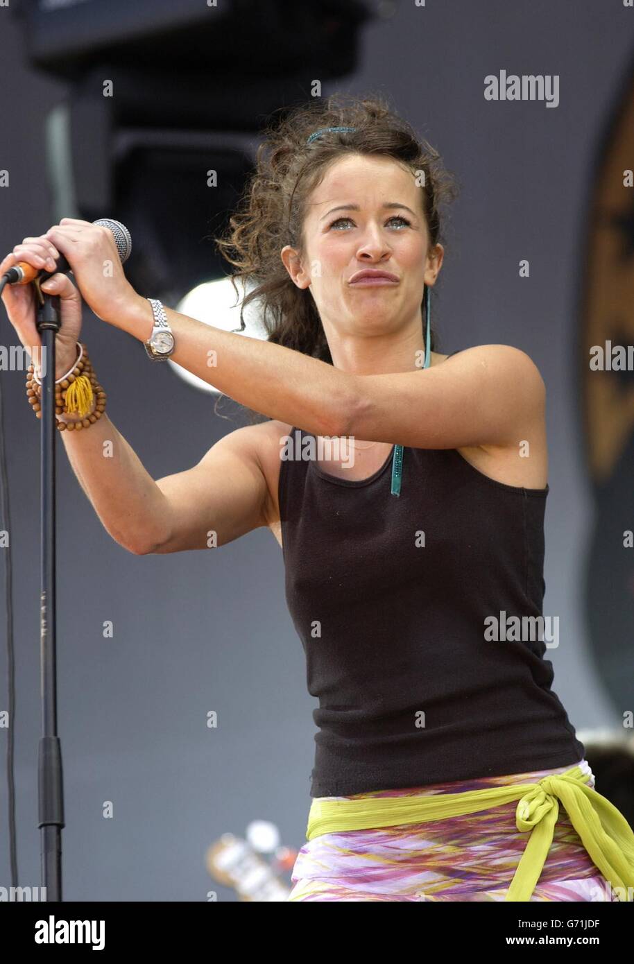 Leah Wood, the daughter of Rolling Stone guitarist Ronnie Wood ...