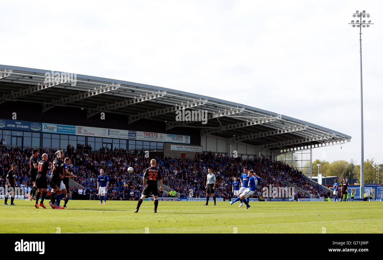 Soccer - Sky Bet League Two - Chesterfield v Fleetwood Town - Proact ...