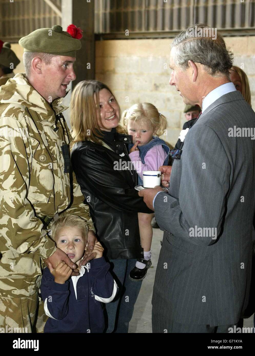 Is to visit its base at battlesbury barracks in warminster hi-res stock ...