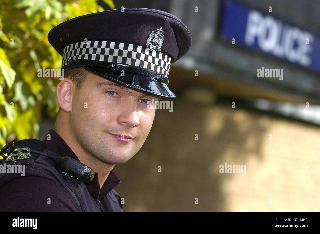 PC John Gebbie Royal Humane Society Testimonial Stock Photo - Alamy