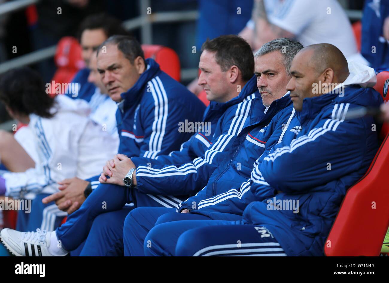 Assistant manager silvino louro assistant coach jose morais on bench hi ...