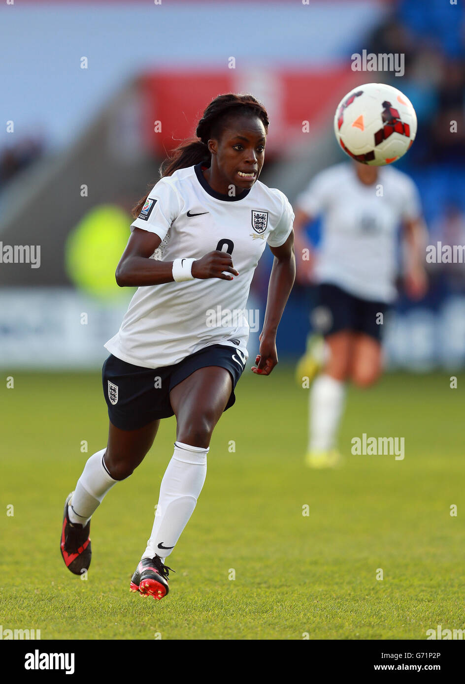 Group six qualifying match at greenhous meadow stadium hi-res stock ...