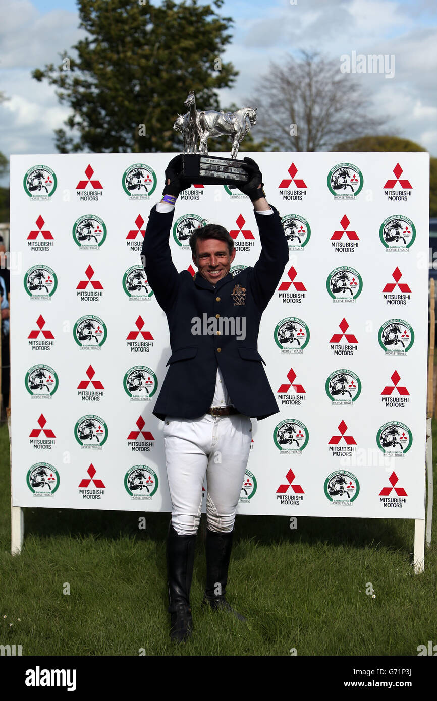 Australia's Sam Griffiths with the trophy after riding Paulank Brockagh ...