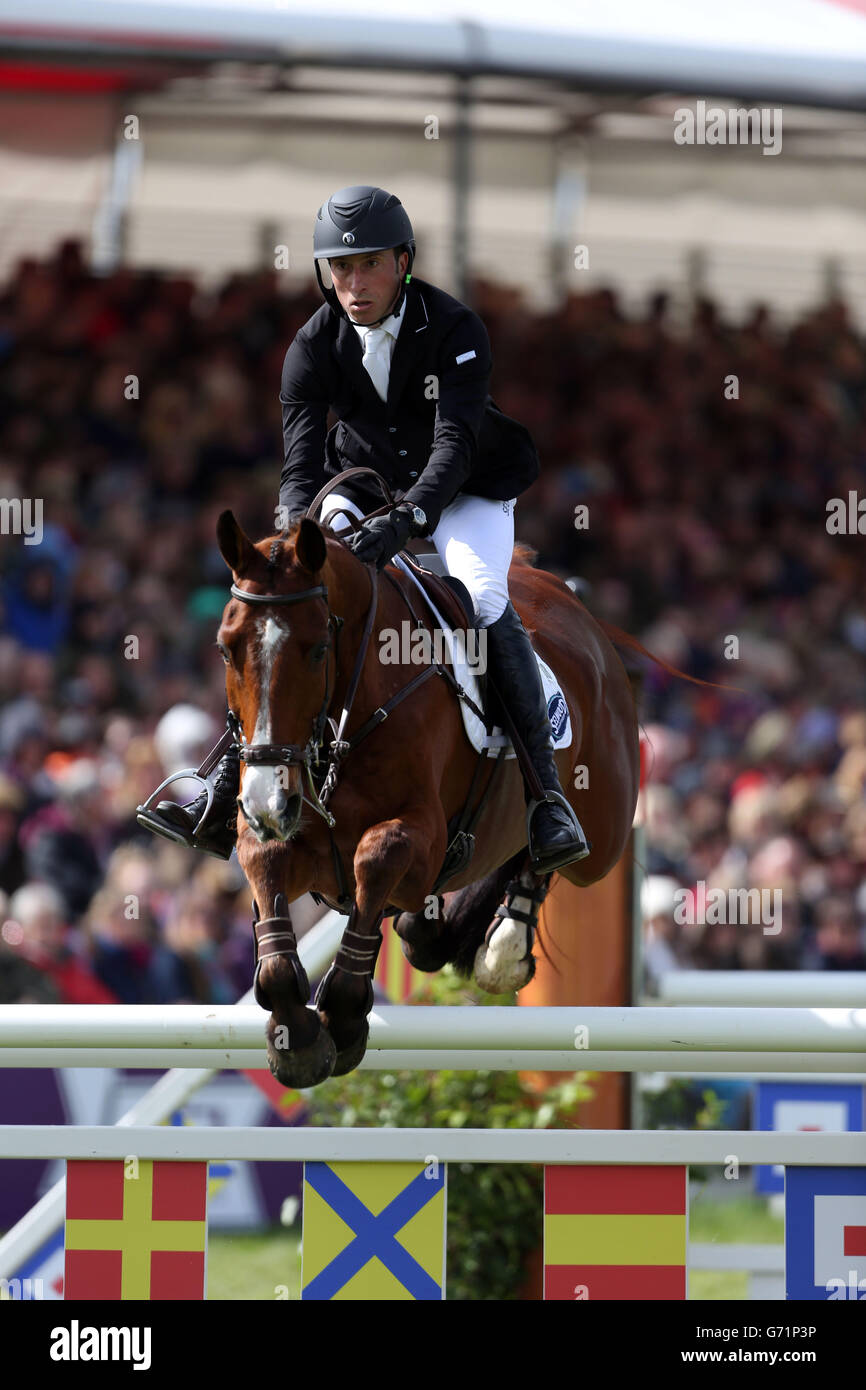 New Zealnd's Tim Price riding Ringwood Sky Boy competes in the show ...