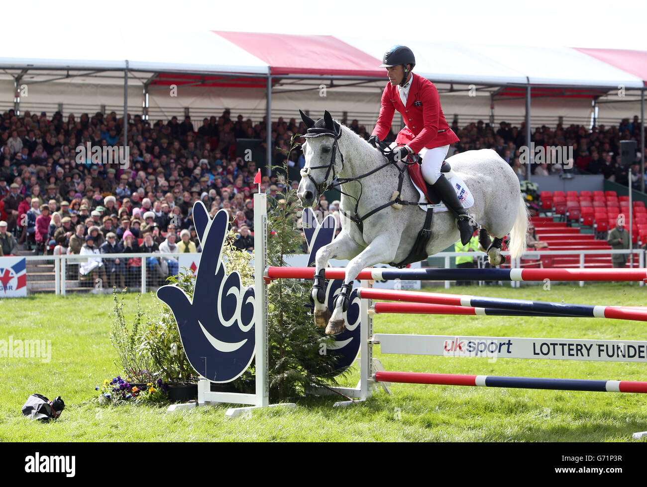 Australia's Paul Tapner riding Kilroban competes in the show jumping ...