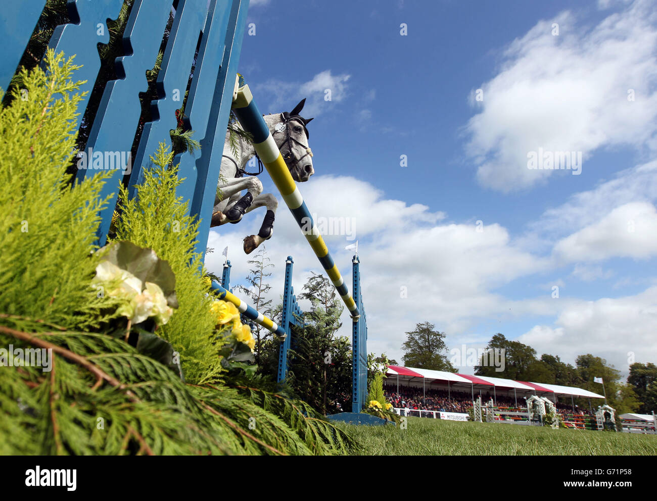 Australia's Paul Tapner riding Kilroban competes in the show jumping ...