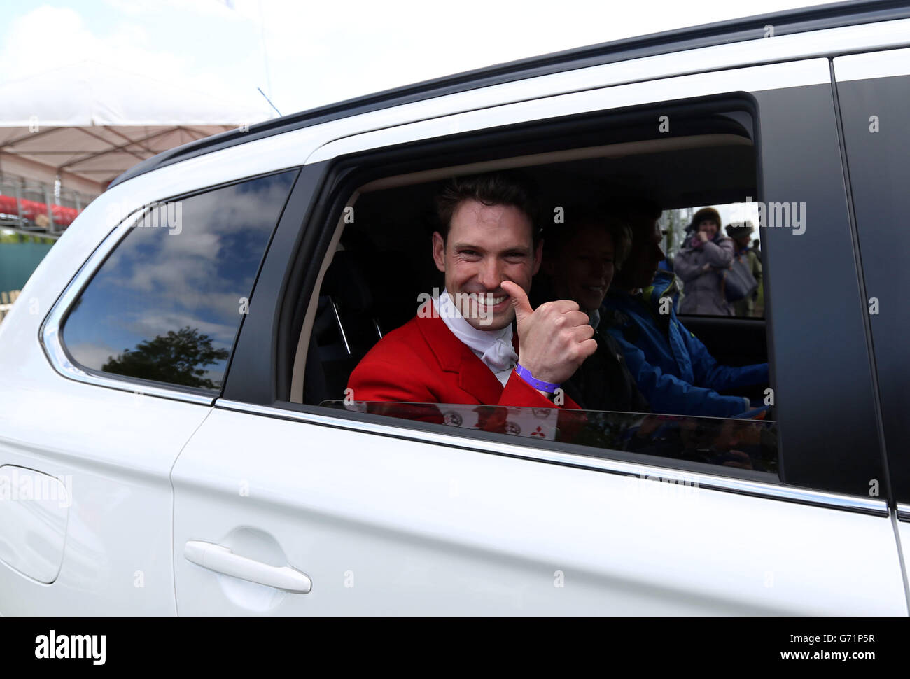 Great Britain's Harry Meade riding Wild Lone competes in the show ...