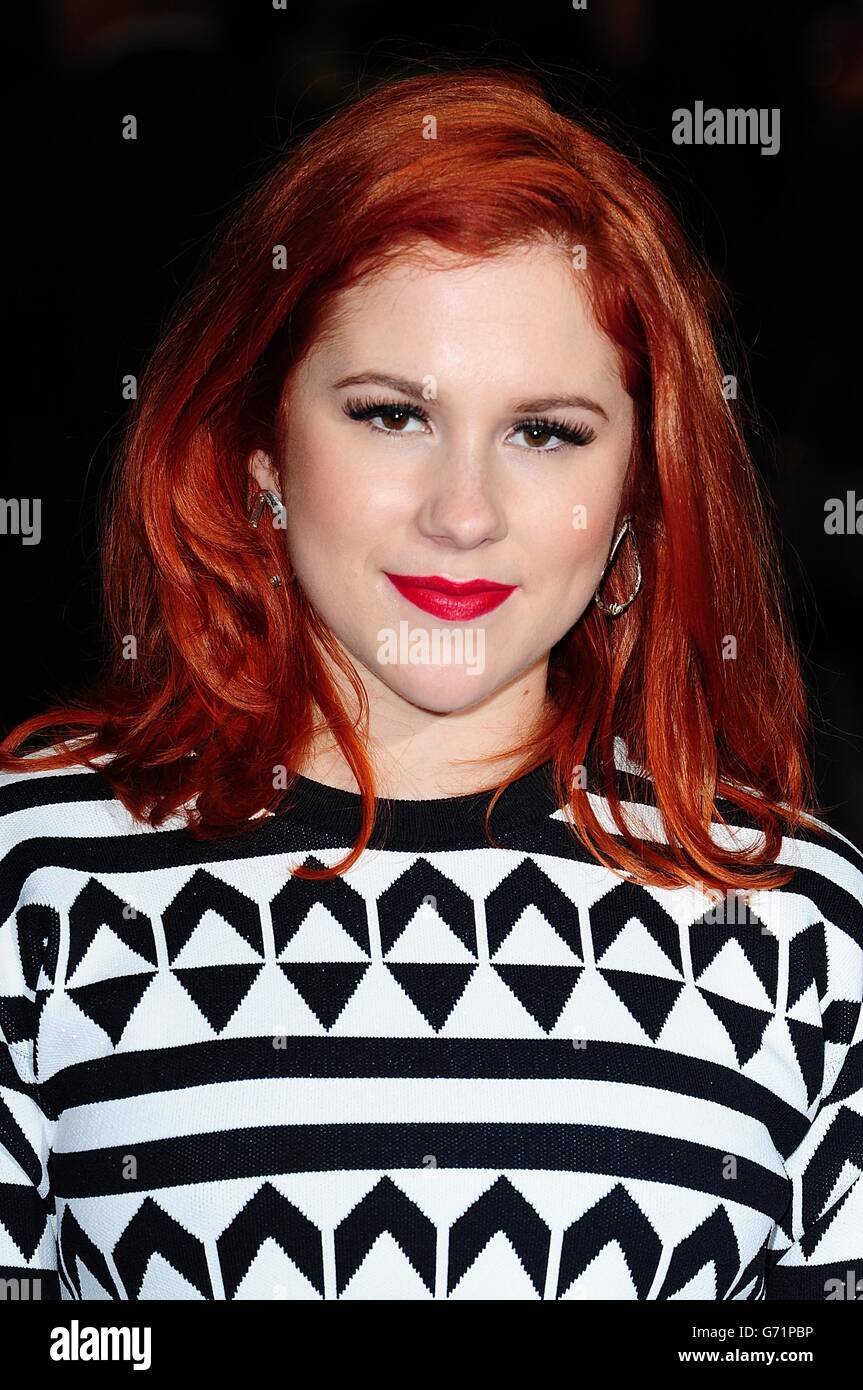 Katy B arriving at the X-Men Days of Future Past UK premiere, at The ...