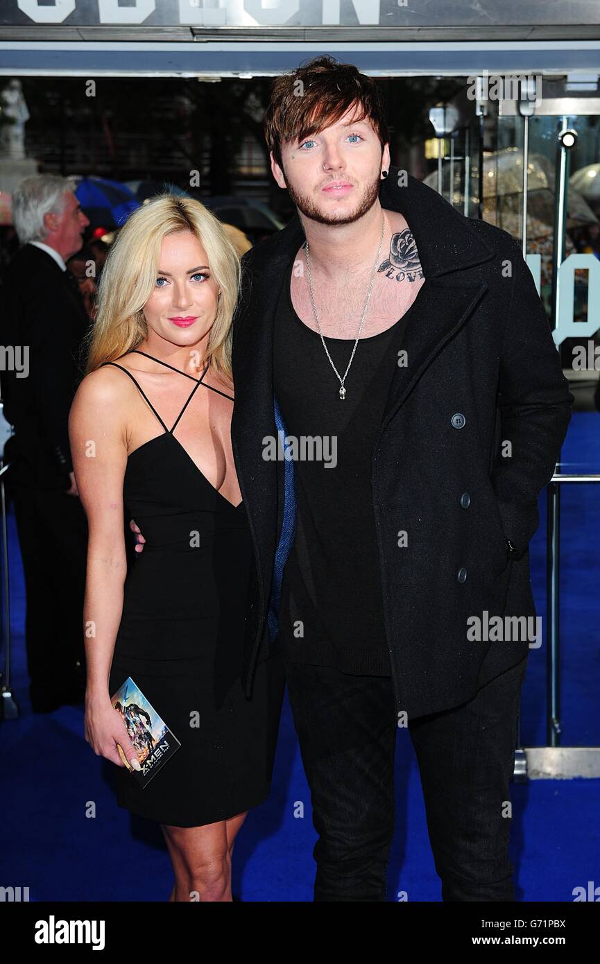 James Arthur and girlfriend Jessica arriving at the X-Men Days of ...