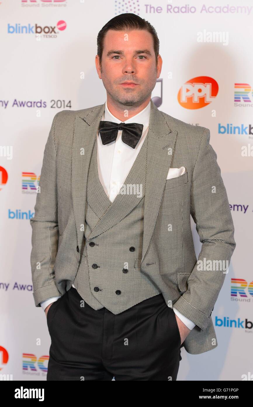 Dave Berry arriving at the Radio Academy Awards 2014, at the Grosvenor ...