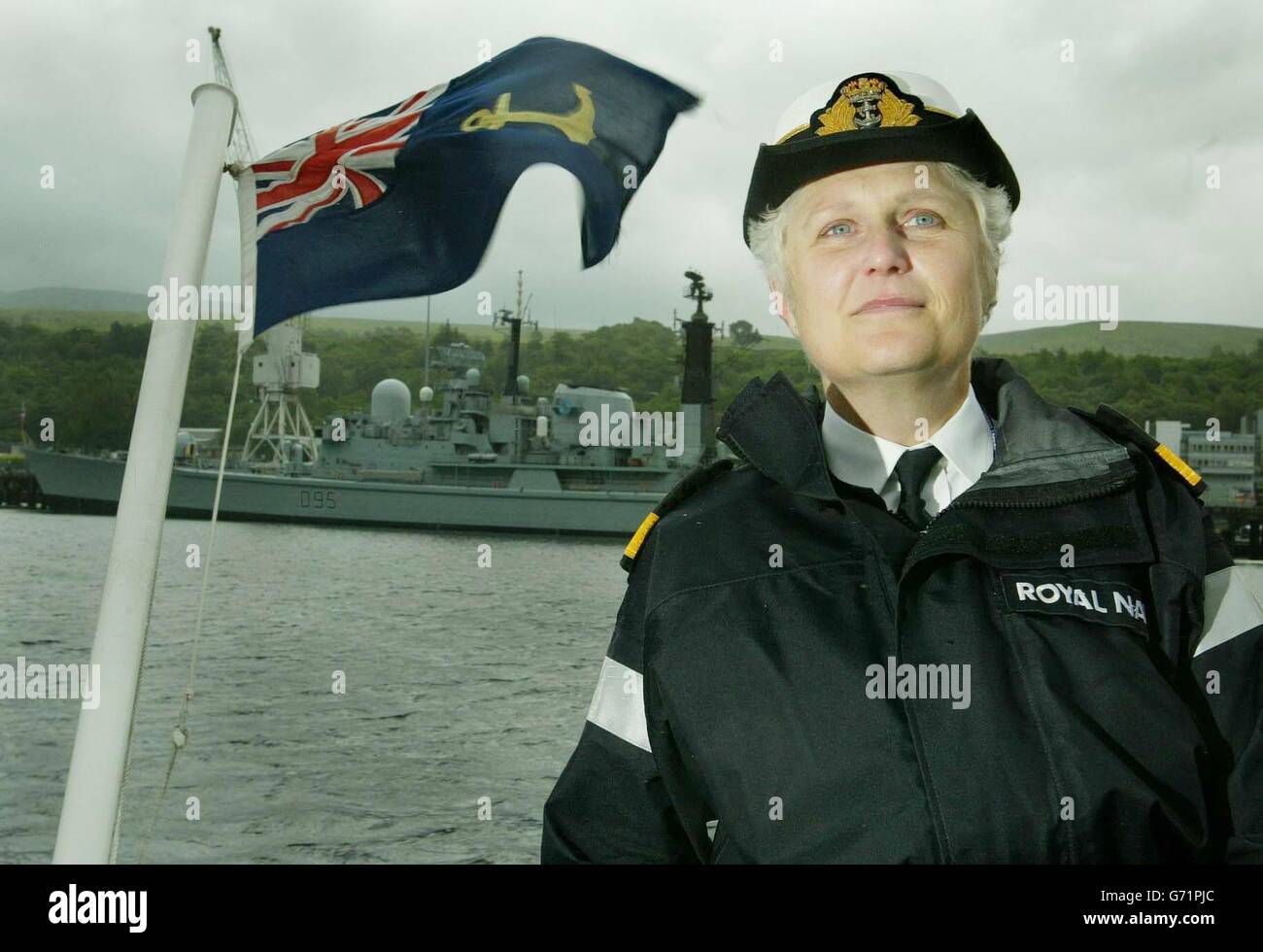 Commodore Carolyn Stait senior position Stock Photo - Alamy