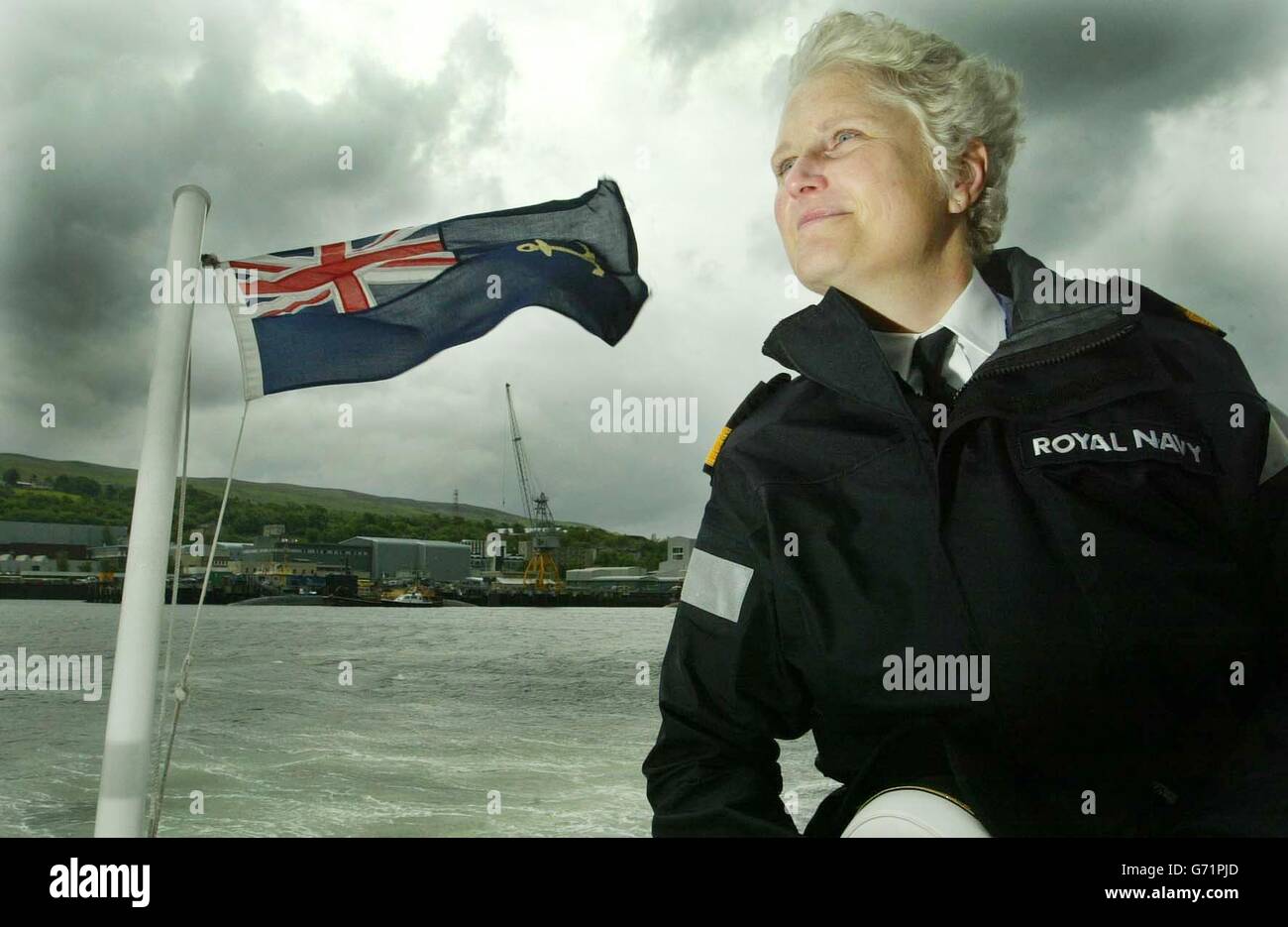 Commodore Carolyn Stait senior position Stock Photo - Alamy