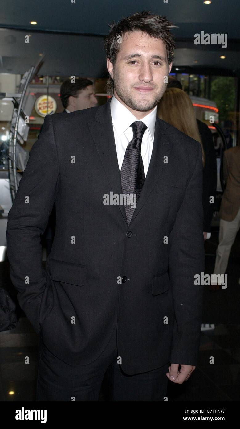 Singer Anthony Costa from the boyband Blue arrives for the European ...