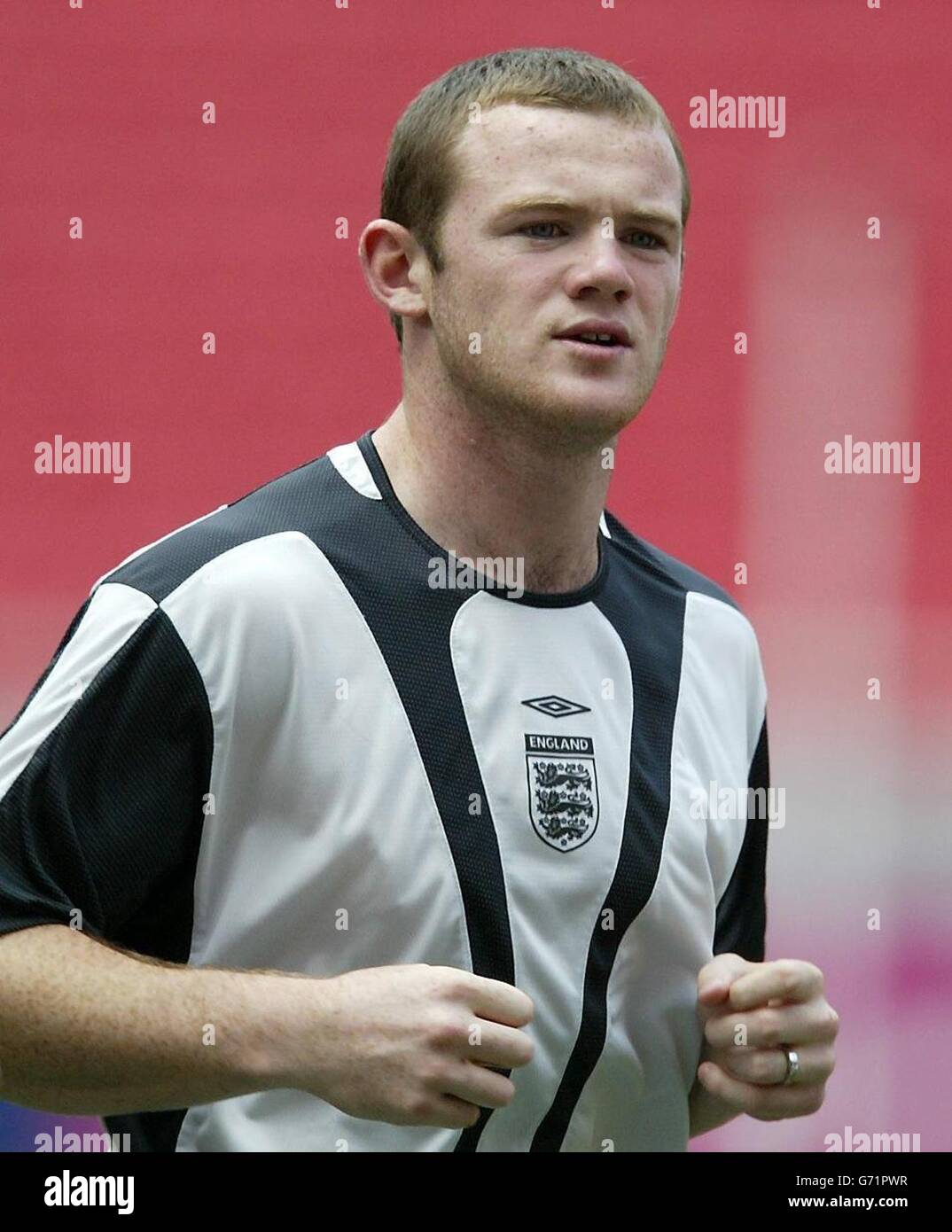 Euro 2004 England Training Stock Photo - Alamy