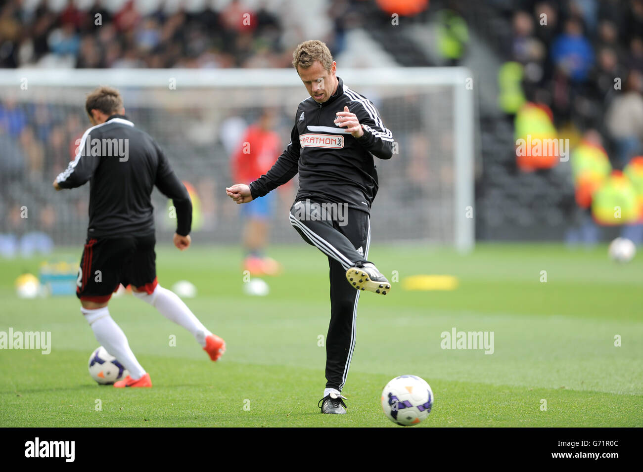 Fulham first team fitness assistant technical coach hi-res stock ...