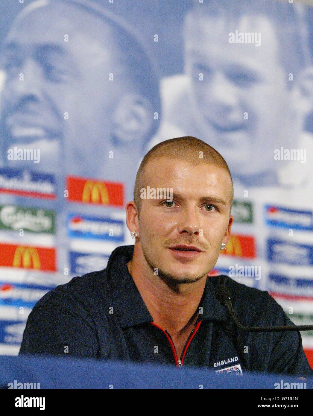 David Beckham during a press conference Stock Photo - Alamy