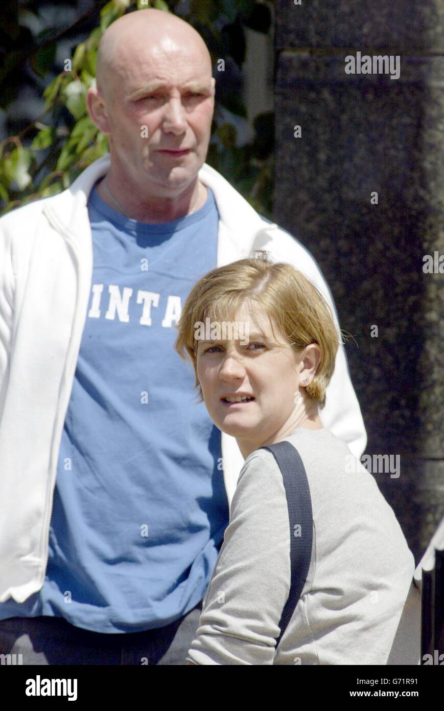 Teresa Evans, with boyfriend Philip Boyes, at Antrim court, for the ...