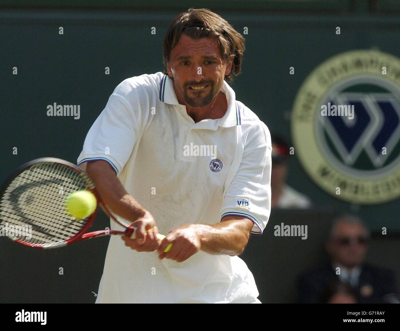 Ivanisevic Wimbledon 2004 Stock Photo - Alamy