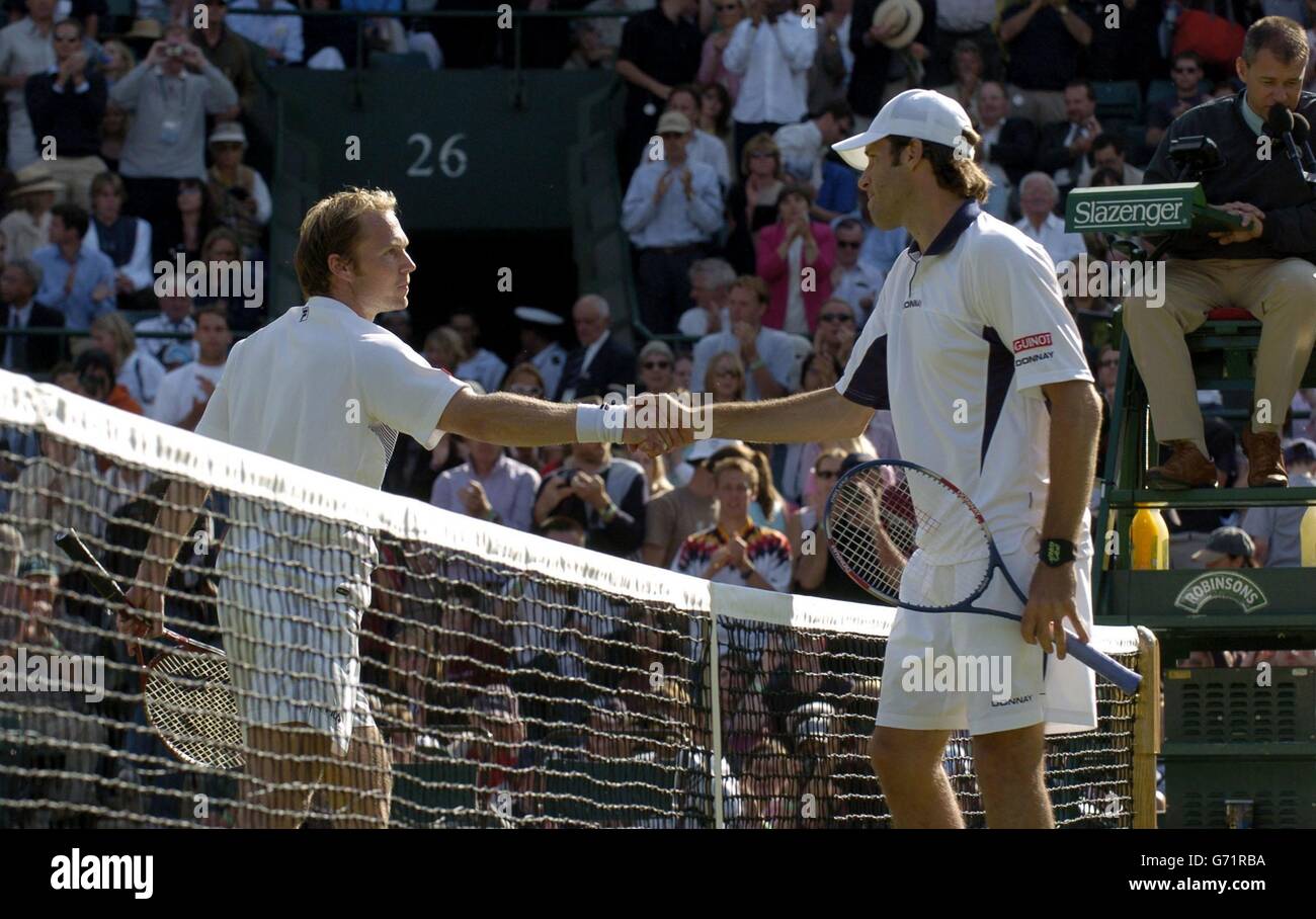 Rusedski Wimbledon 2004 Stock Photo - Alamy