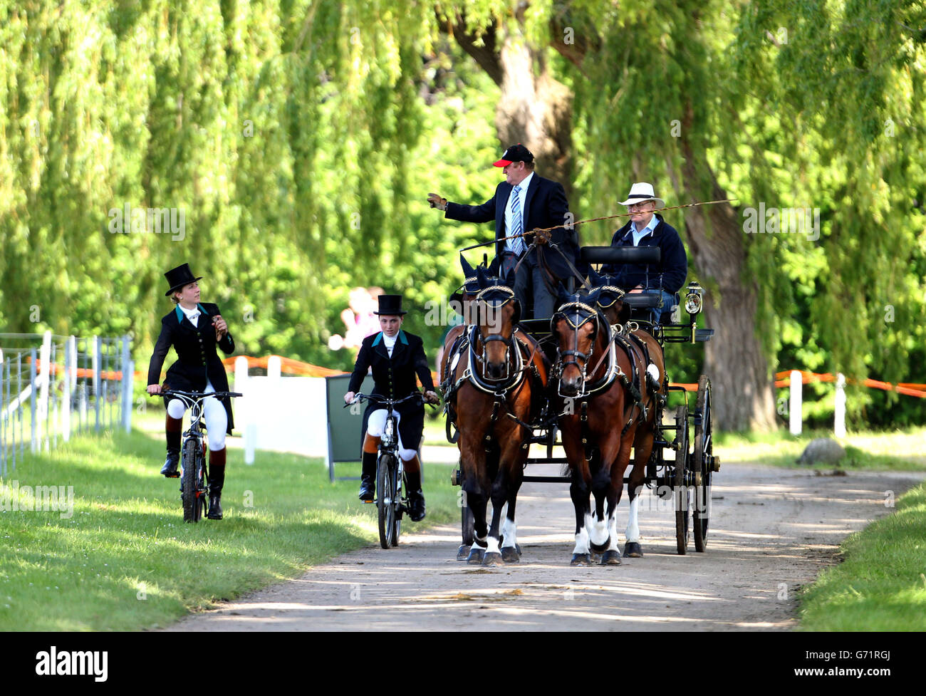 Equestrian - Royal Windsor Horse Show - Day Two - Windsor Castle Stock ...