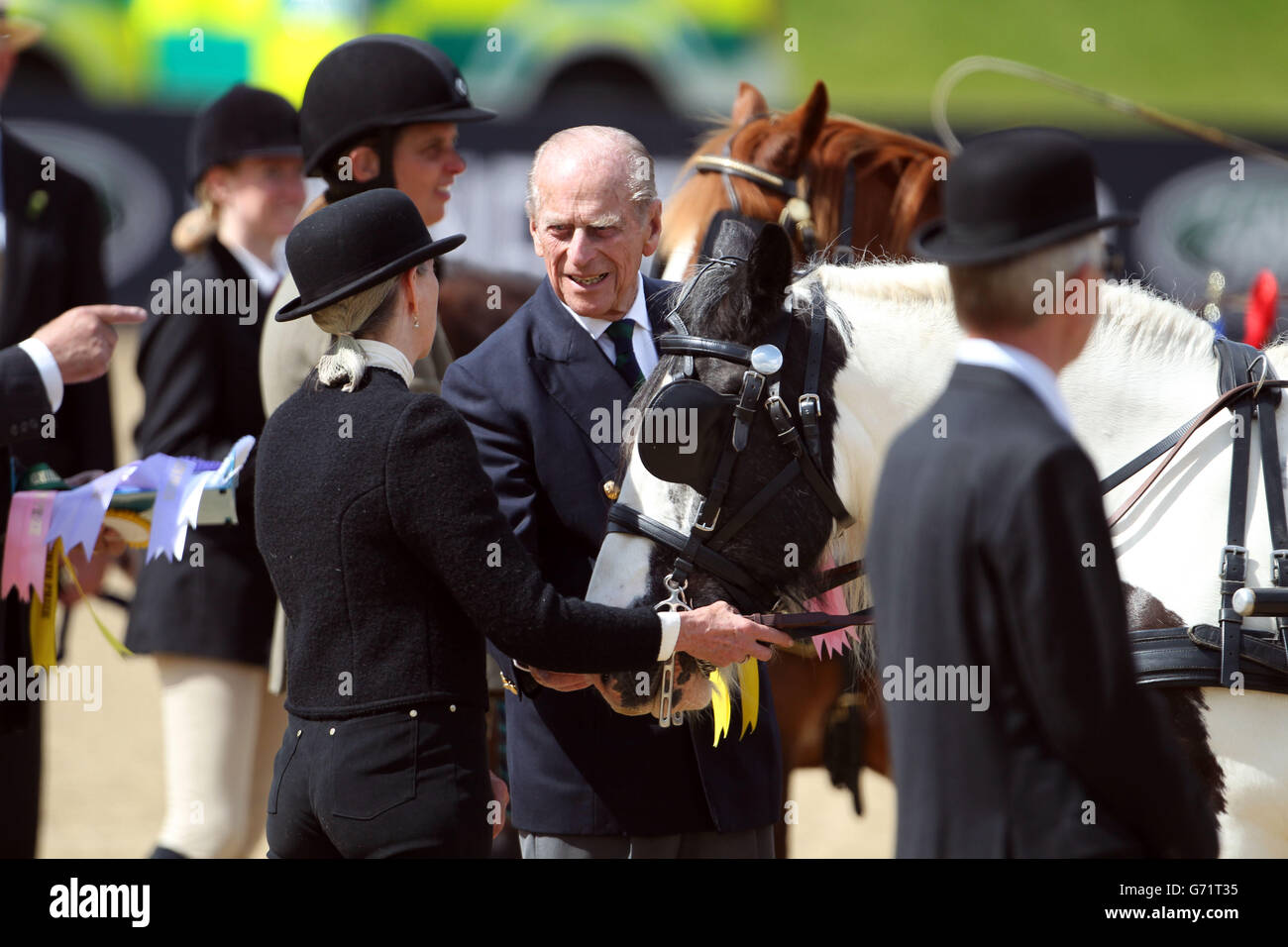 Equestrian - Royal Windsor Horse Show - Day Two - Windsor Castle Stock ...