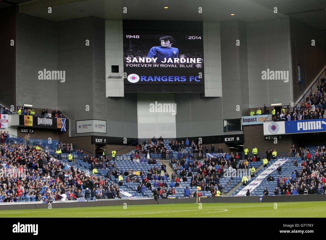 Glasgow tribute hi-res stock photography and images - Alamy