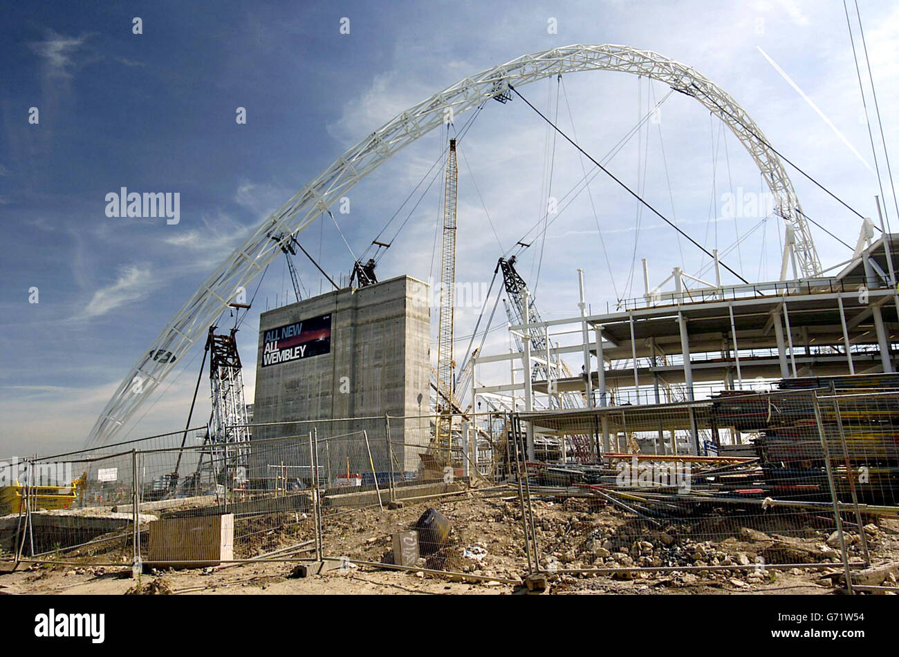 New Wembley Stadium Stock Photo - Alamy