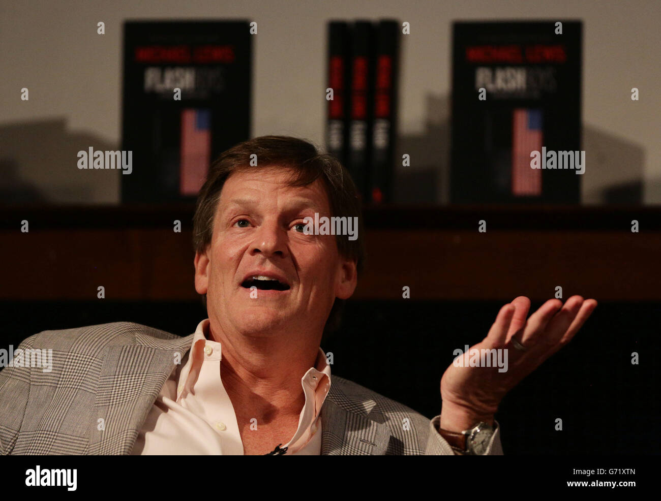 Michael Lewis talk Stock Photo - Alamy