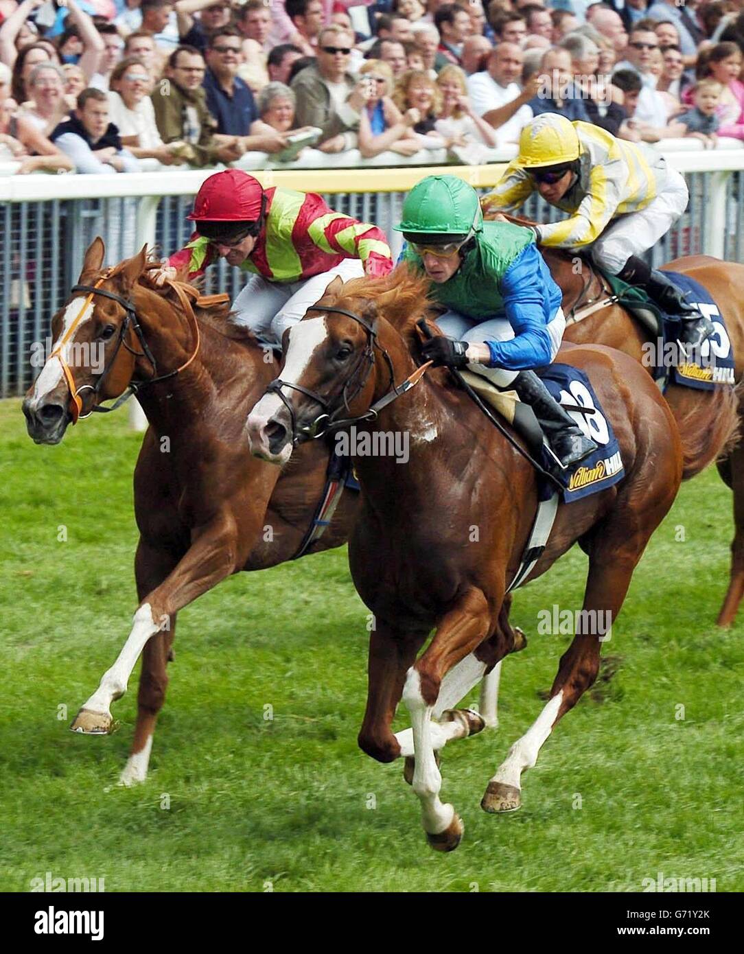 SHANE KELLY ON TWO STEP KID AT YORK RACES Stock Photo - Alamy