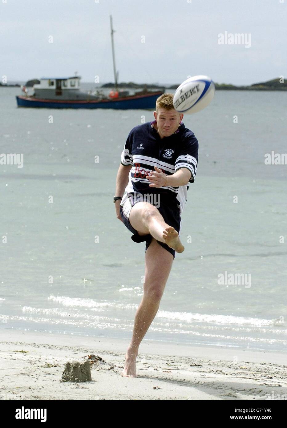 Training beach rugby action sport rugby union hi-res stock photography ...