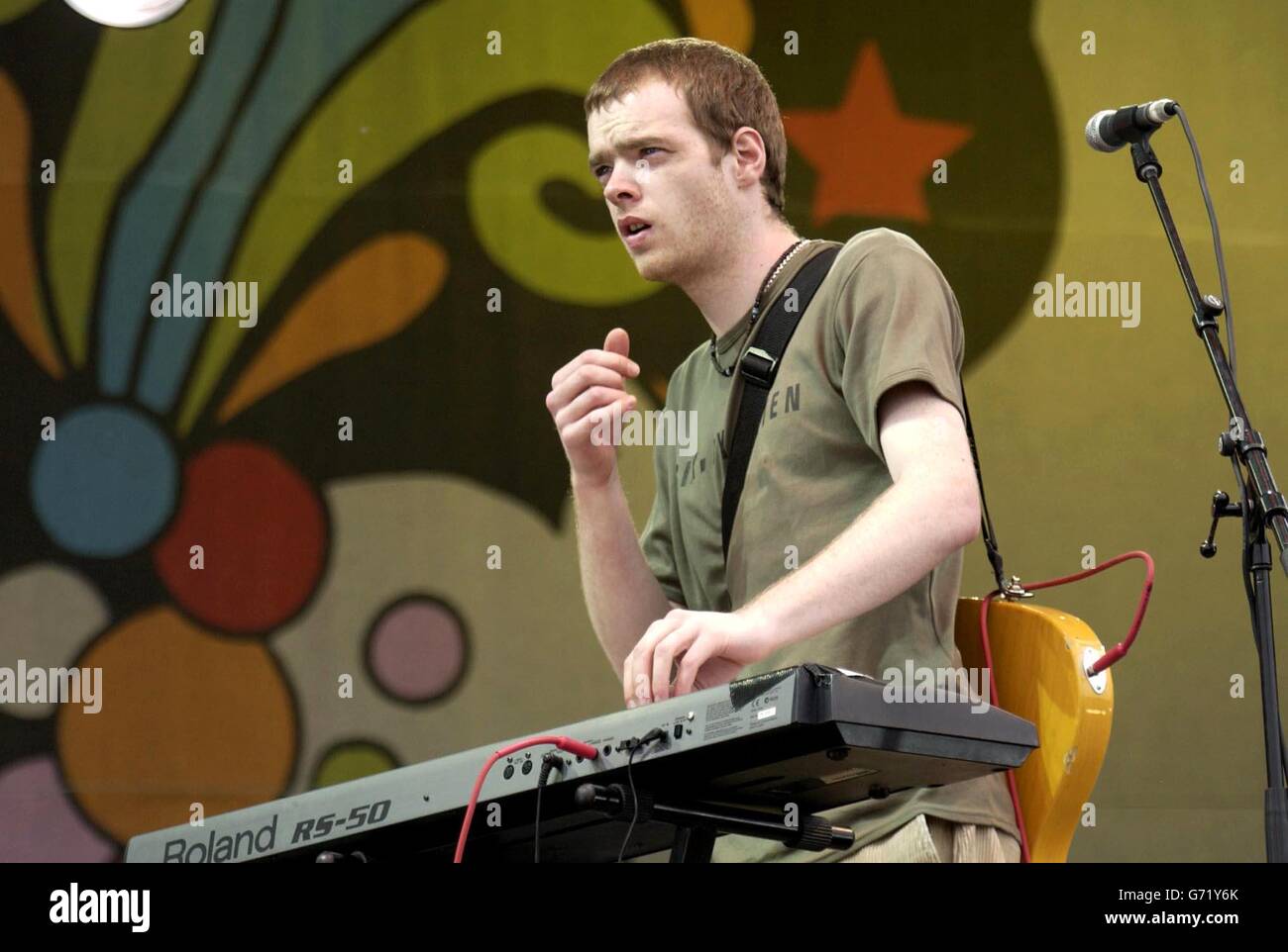 Electric soft parade performing during the isle of wight festival hi ...