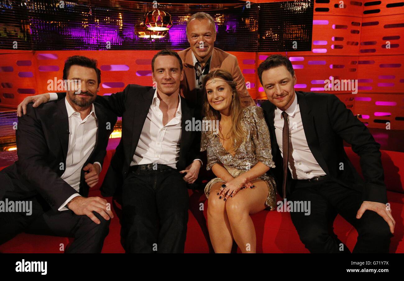 Hugh Jackman Michael Fassbender Graham Norton Great Britain Eurovision Performer Molly And