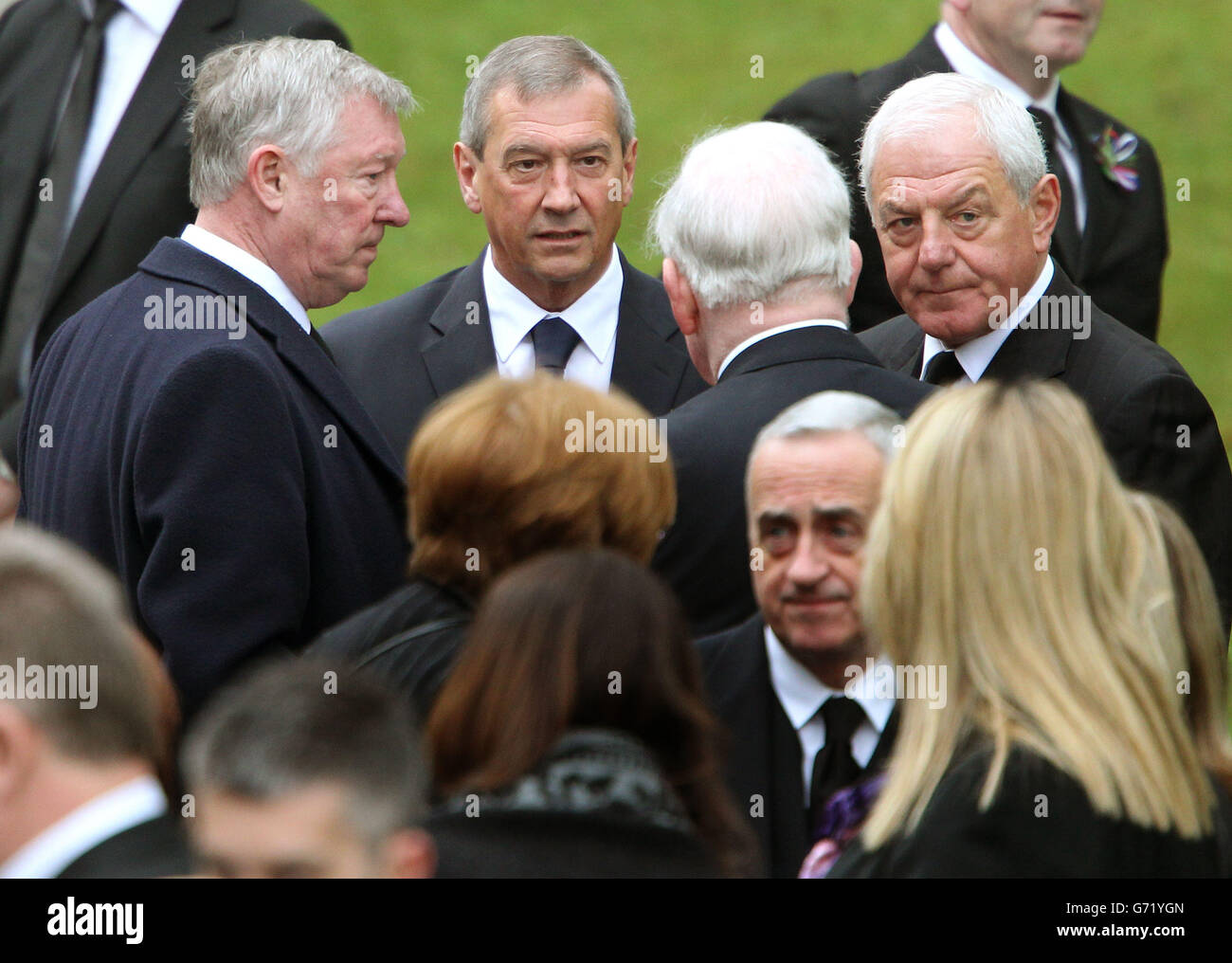 Sandy Jardine funeral Stock Photo - Alamy