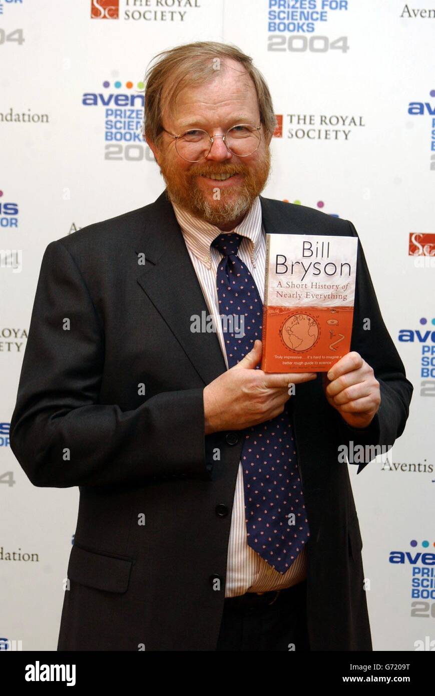 American travel writer Bill Bryson, who became the unlikely winner of ...