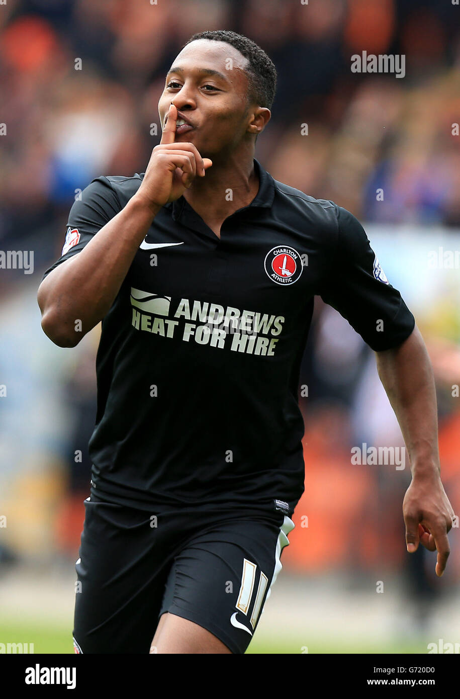 Charlton Athletic's Callum Harriott celebrates scoring the opening goal ...