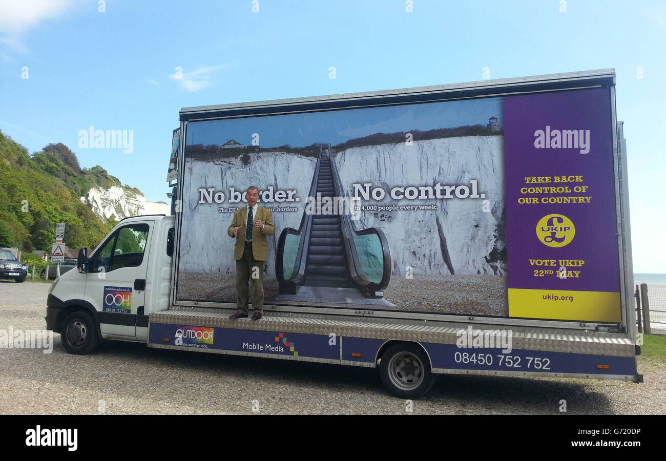 Ukip billboard campaign launch Stock Photo - Alamy