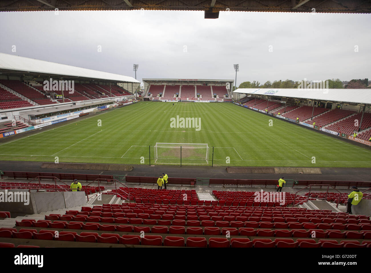 East End Park Ground GV at the Scottish League One match at East End ...