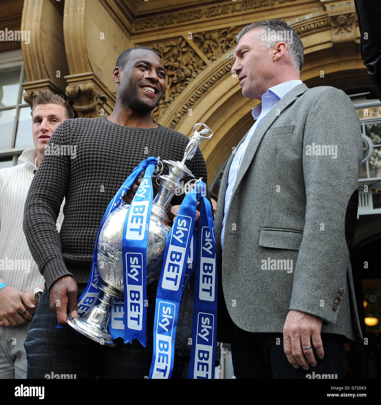 Captain leicester citys wes morgan hi-res stock photography and images ...