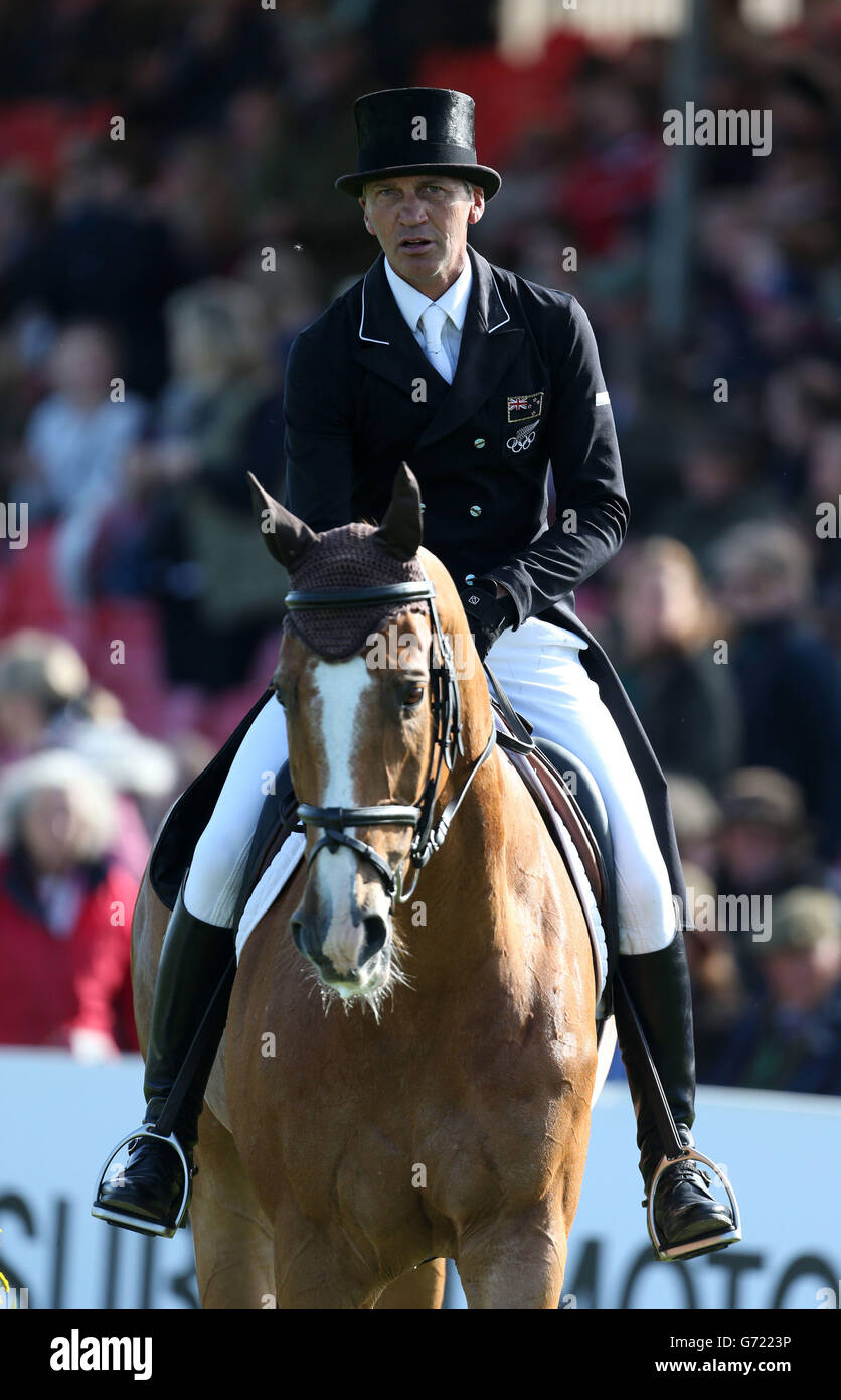 New Zealand's Andrew Nicholson riding Nereo competes in the dressage ...