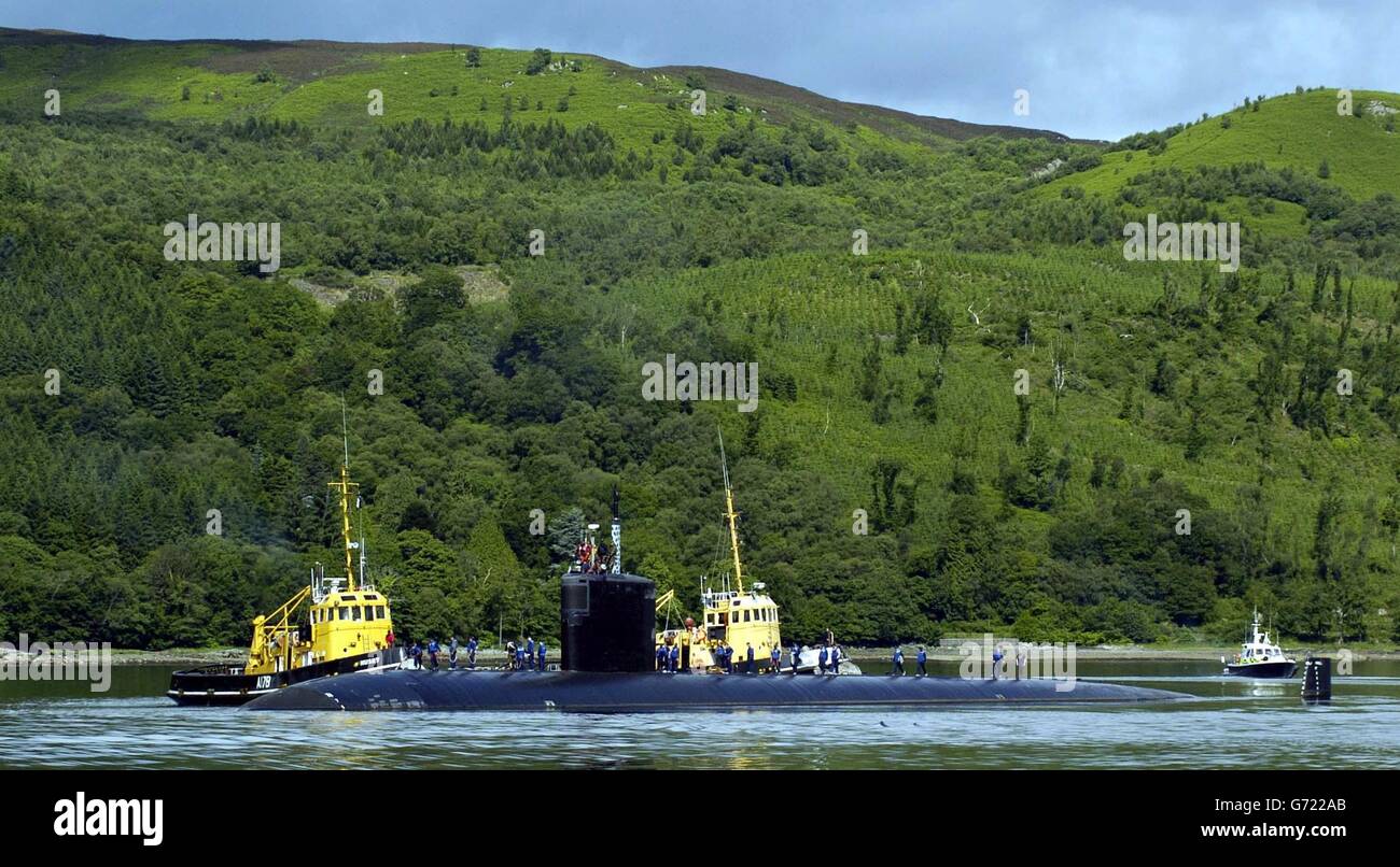 American submarine Miami during a major military training exercise ...