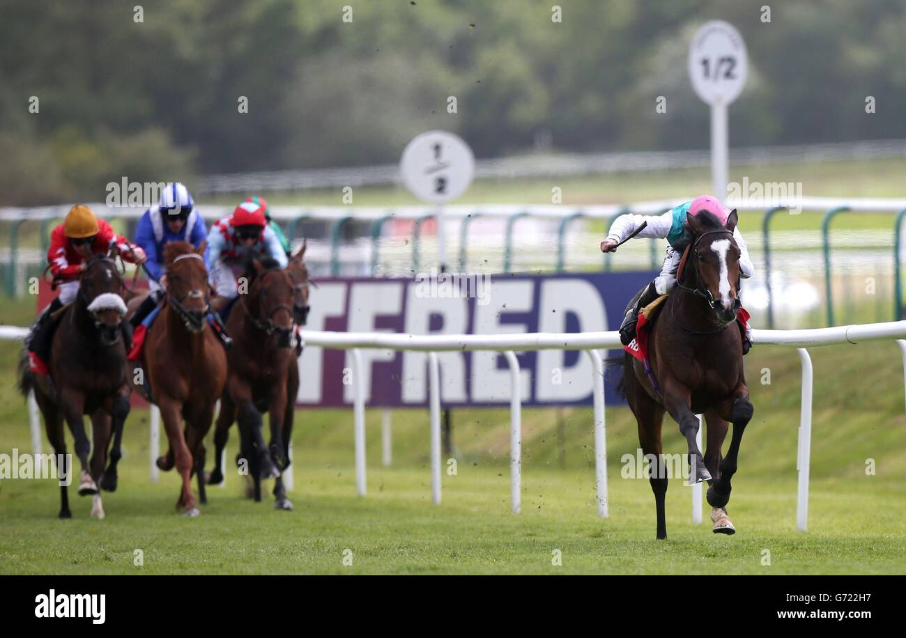 Horse Racing - Derby Trial Raceday - Lingfield Park Racecourse Stock ...