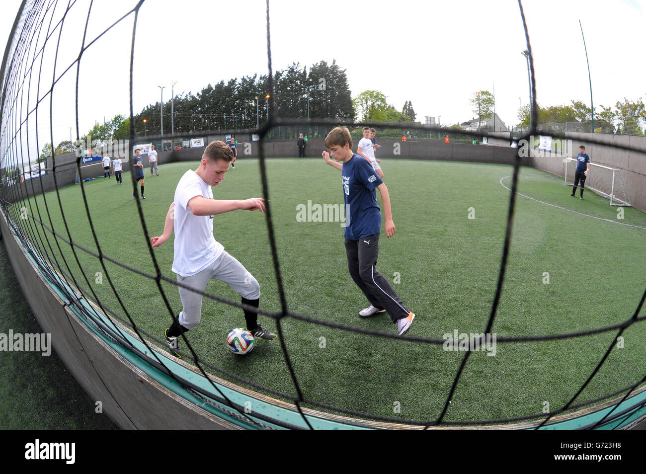 Soccer - StreetGames Football Pools Fives - Goals Plymouth. Action ...