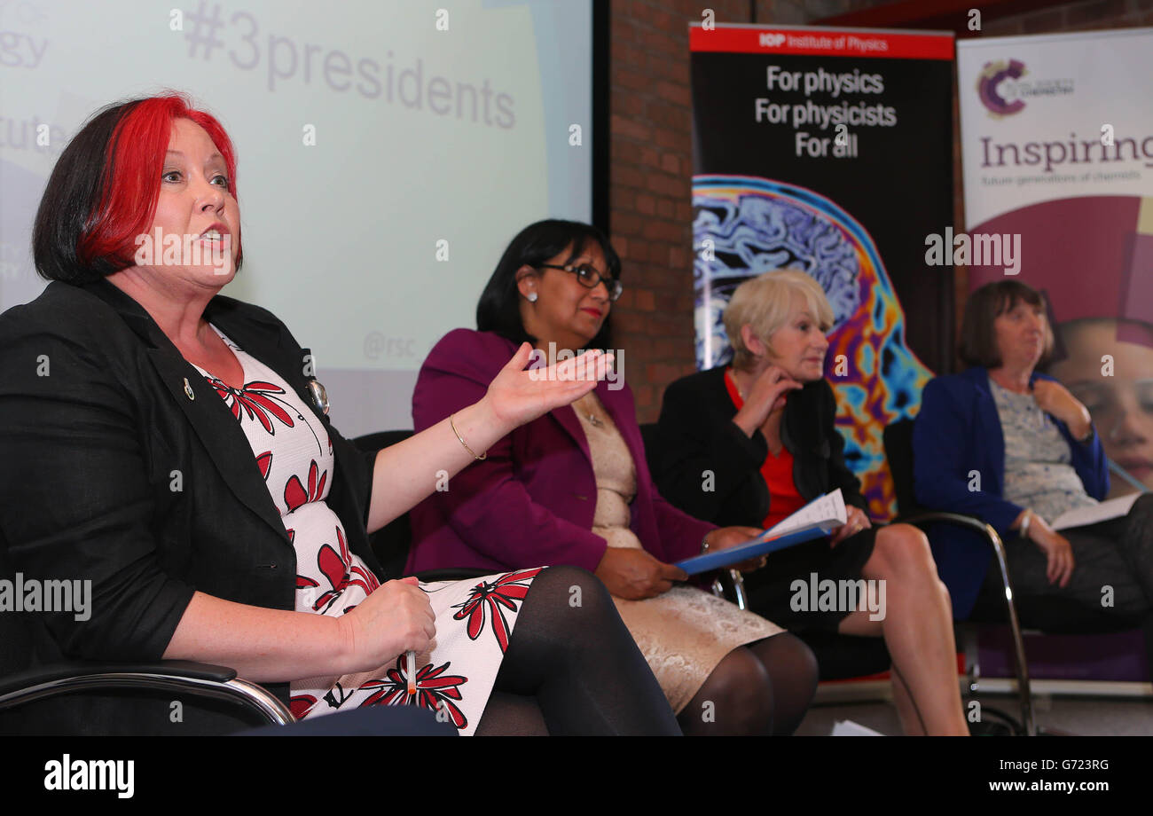 (Left to right) Professor Lesley Yellowlees, Baroness Verma, Dame Nancy ...
