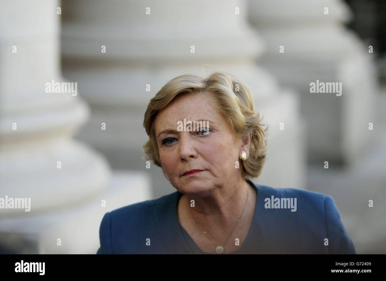 Newly appointed Justice Minister Frances Fitzgerald speaking to the ...